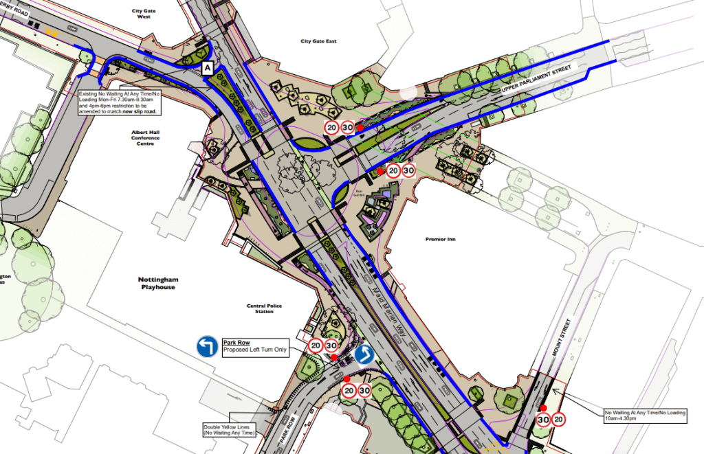 Work begins to transform Maid Marian Way roundabout this spring ...