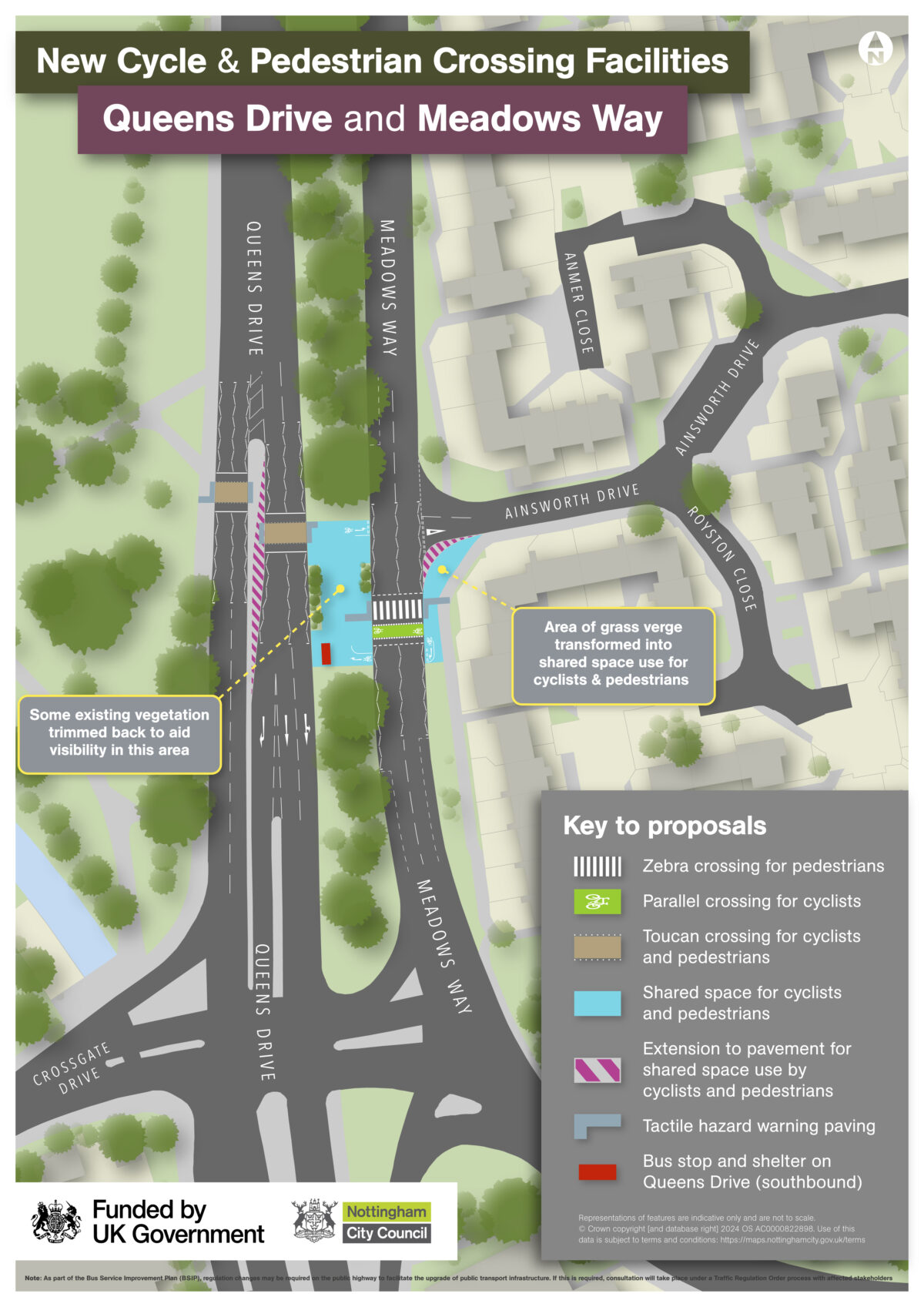 Queens Drive Phase 3 Cycling and Pedestrian Crossing improvements ...