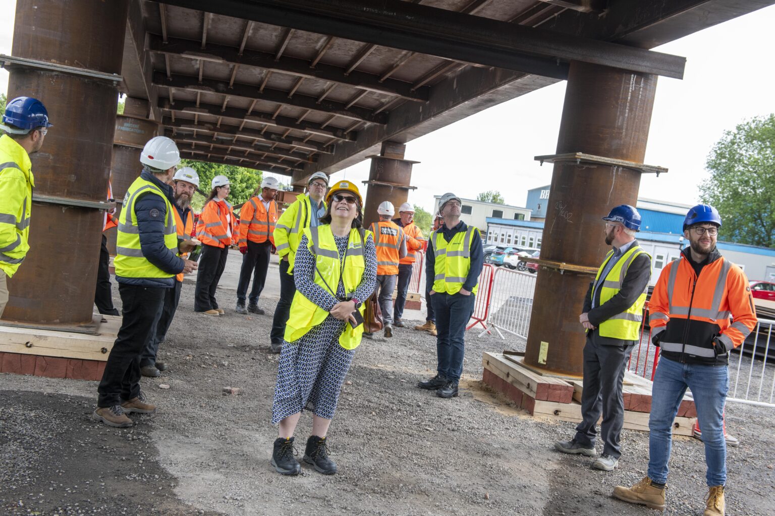 Pictures show Nottingham's new Waterside Bridge fabrication | West ...