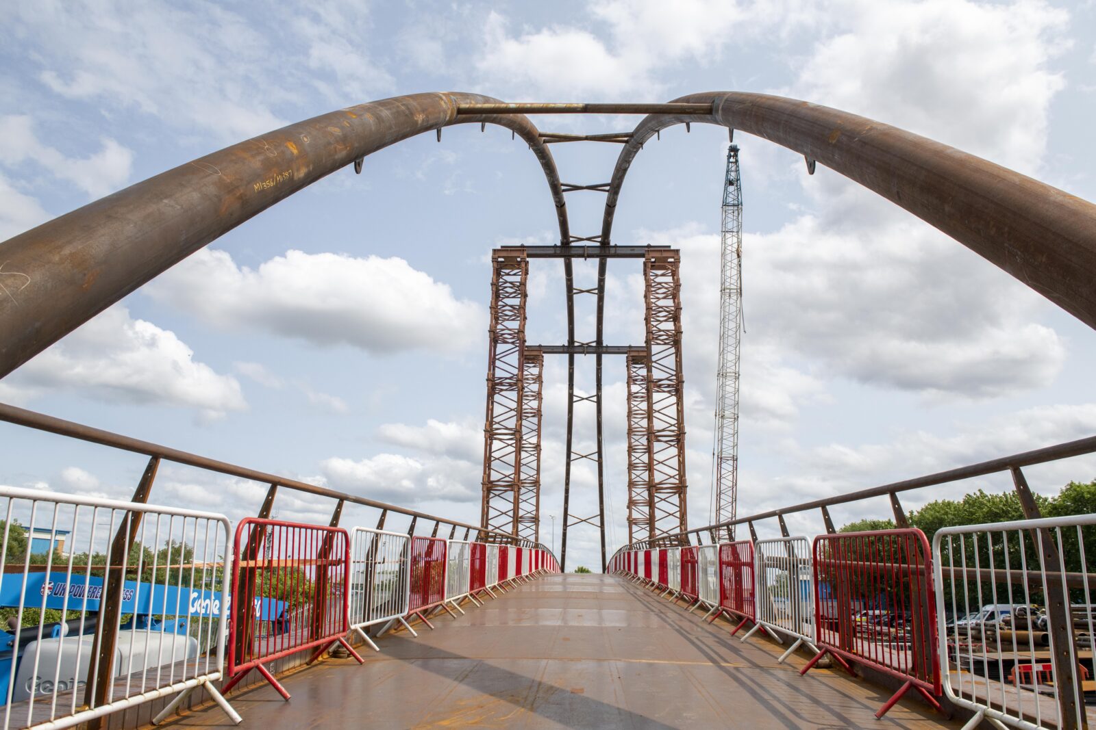 Pictures show Nottingham's new Waterside Bridge fabrication | West ...