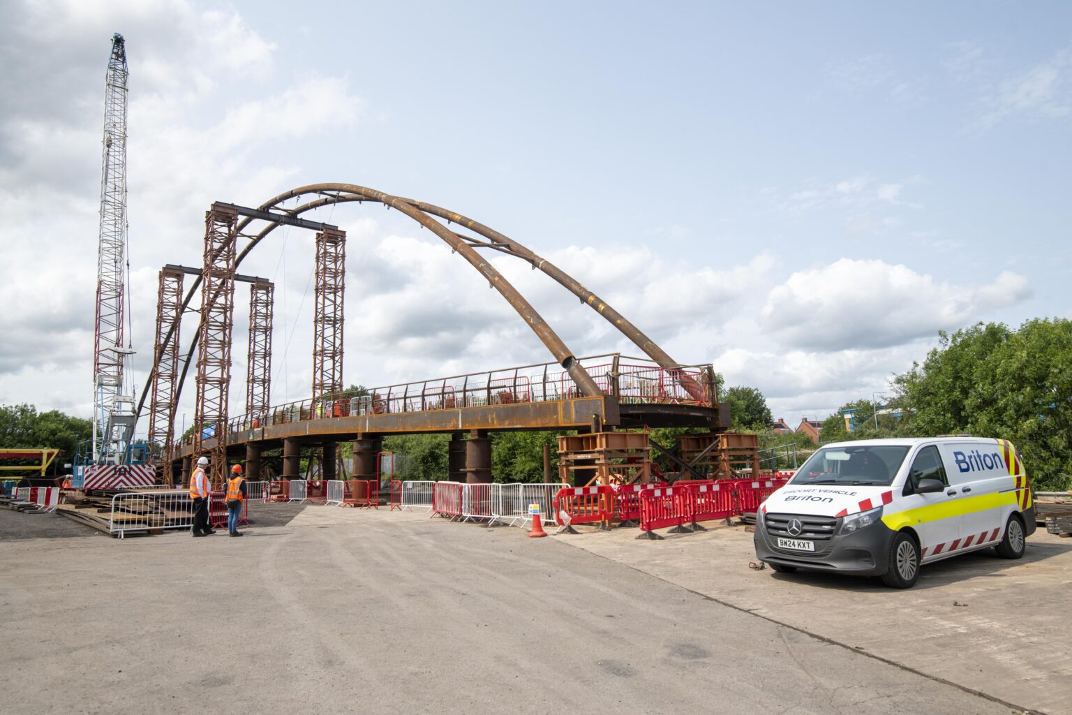 Brand new bridge takes shape - Transport Nottingham