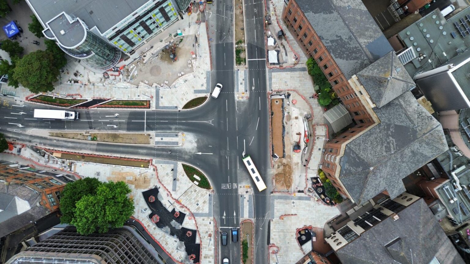Final phase of Maid Marian Way transformation begins with resurfacing ...