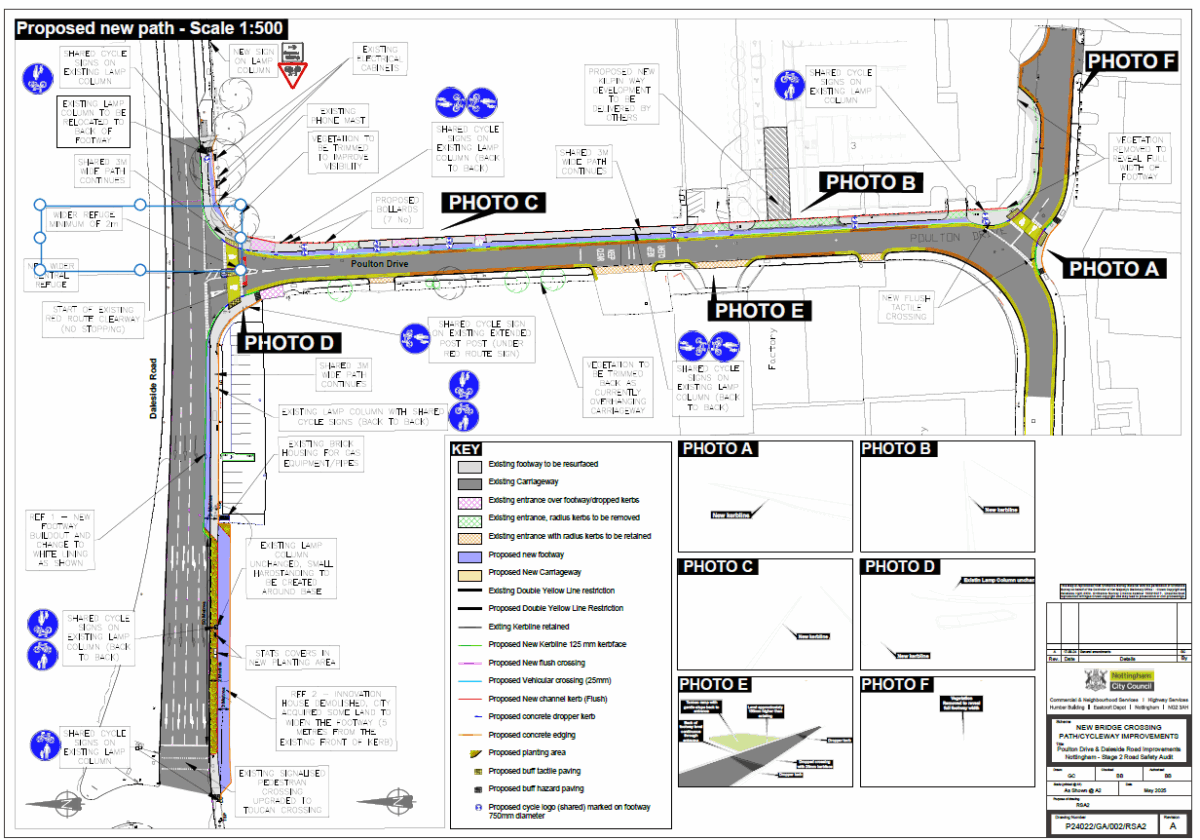 Daleside Road and Poulton Drive improvements - Transport Nottingham