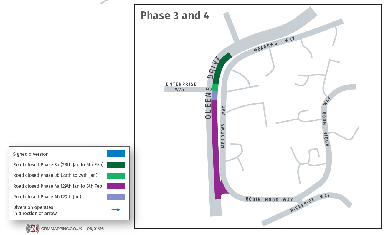 Queens Drive Improvements - Transport Nottingham
